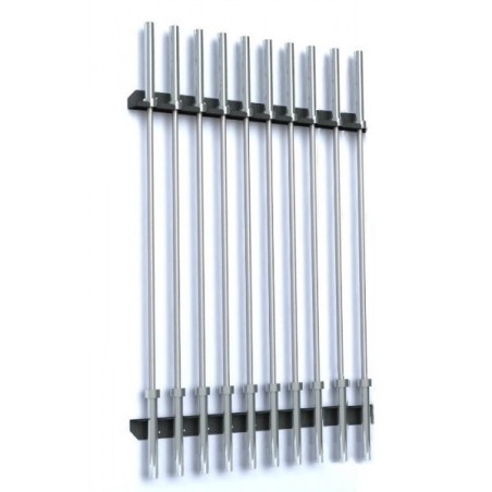 Rack Vertical de pared para almacenar 10 Barras – Somos Extremos